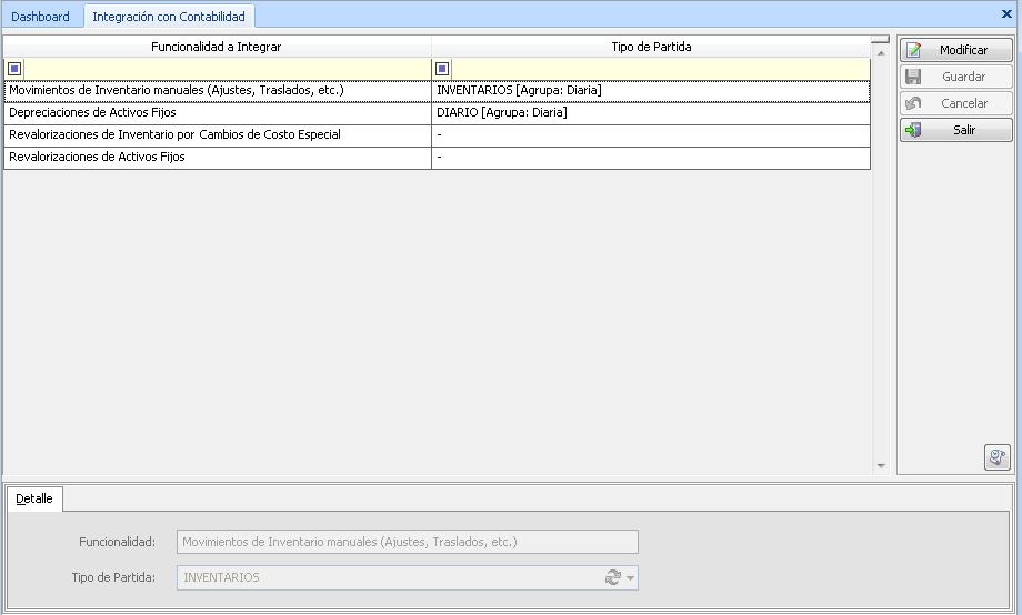 Integración con Contabilidad - Brilo ERP Docs